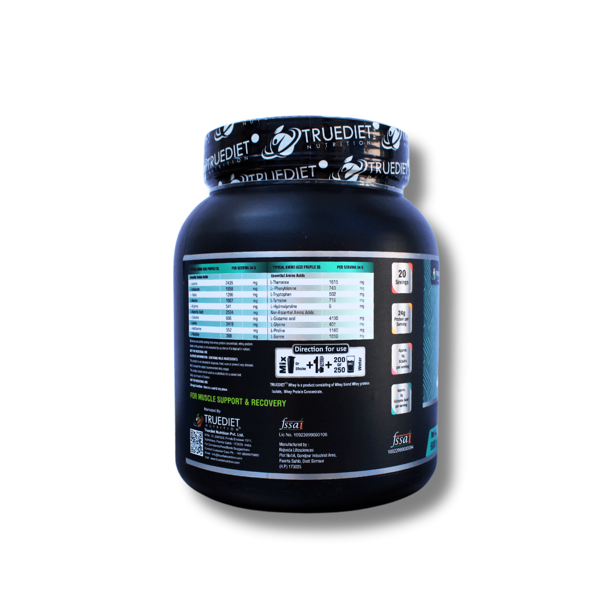 Whey Protein Chocolate 680 Gm – True Diet Nutrition