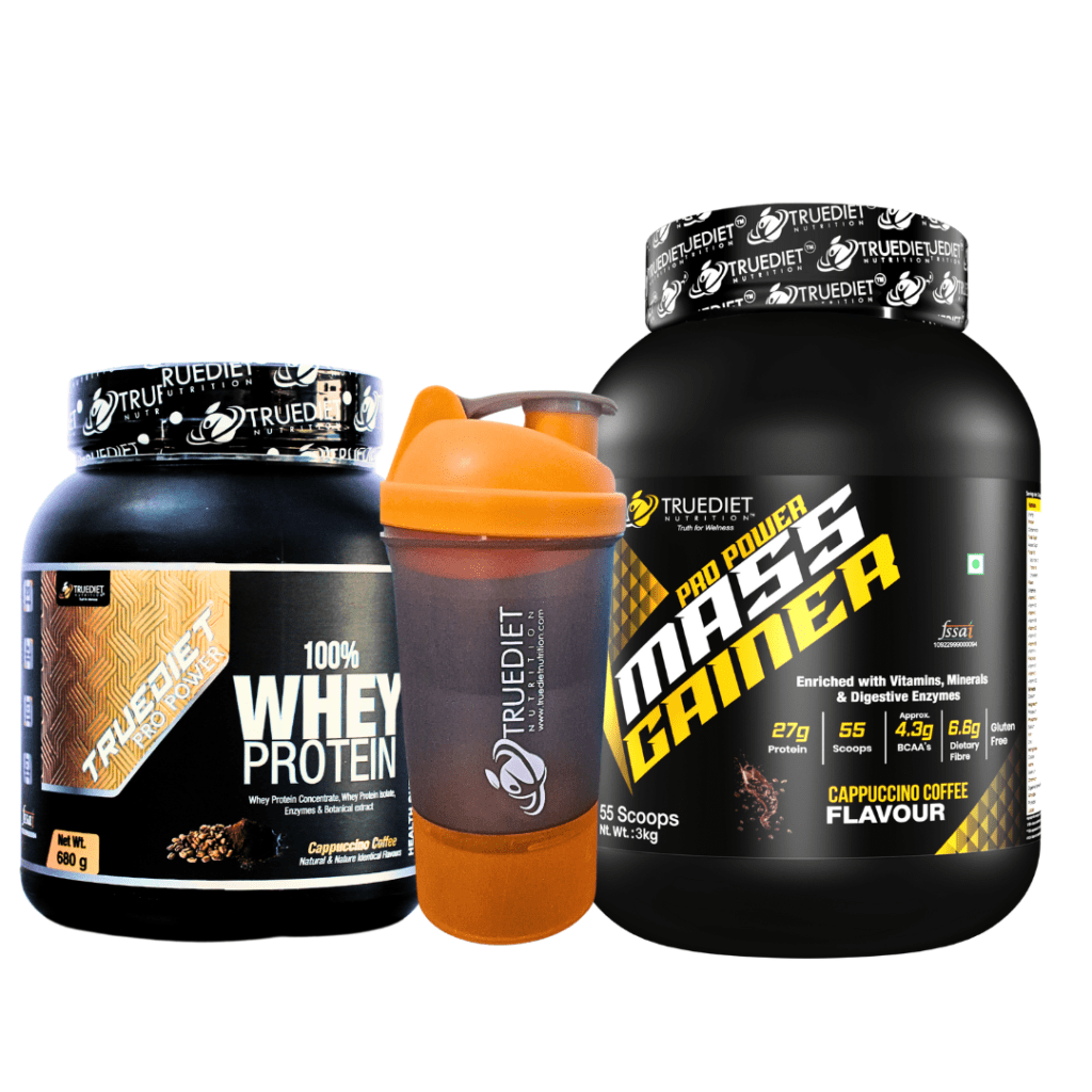 TRUEDIET PRO POWER Mass Gainer-3Kg Cappuccino Coffee | High Calorie ...
